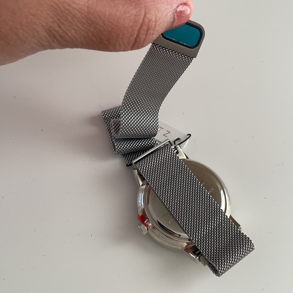 Accessories | Silver Blinged Out Watch | Poshmark